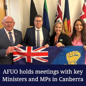 AFUO holds meetings with key Ministers and MPs in Canberra - Australian ...